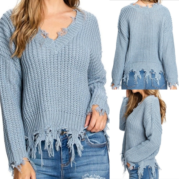 Love Tree | Sweaters | Love Tree Cozy Cable Knit Crop With Slouchy Fit ...